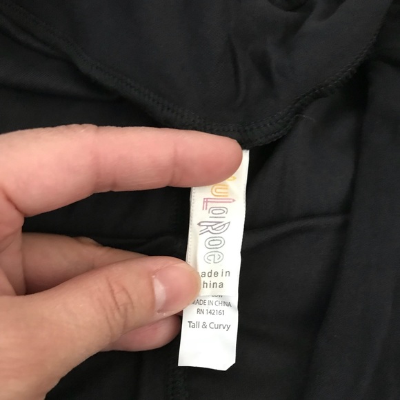 LuLaRoe | Pants & Jumpsuits | New Lularoe Buttery Soft Tc Solid Black ...